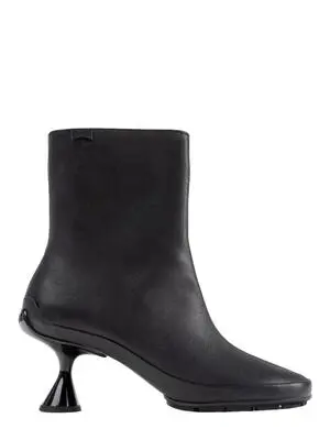 Camper Leather Ankle Boots - Black