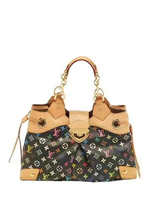 LOUIS VUITTON Louis Vuitton Ursula Monogram Multicolor Tote Bag Black