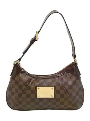 LOUIS VUITTON 2009 Pm Thames Damier Ebene Shoulder Bag - Brown