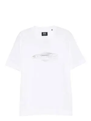 BOSS X Aston Martin C-taut Graphic-print T-shirt - White