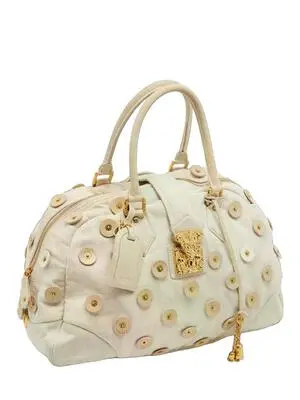 LOUIS VUITTON 2007 Bowly Panama Tote Bag - Neutrals