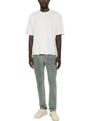Rick Owens Detroit Faded-effect Five-pocket Jeans - Blue