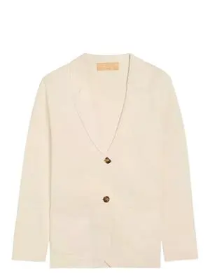 NOW YOU LIVE Langton Waffle-Knit Blazer