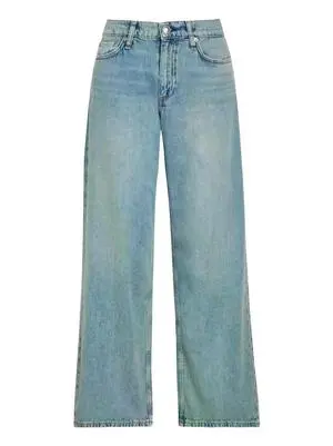 RAG & BONE Rag & Bone Button-Up Straight-Leg Jeans