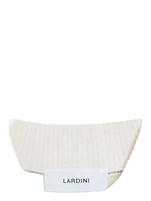 LARDINI Mock Neck Sweater - White