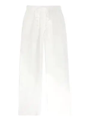 CHERRY LA Drawstring-waist Trousers - White