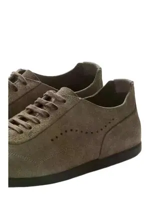 STOFFA Stoffa Lace-Up Suede Sneakers