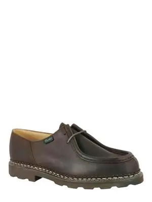 Paraboot Michael Marche Ii Leather Boat Shoes - Brown