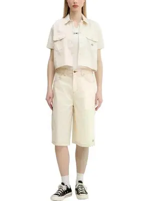 Dickies Carpenter Shorts With Contrast Stitching - Neutrals