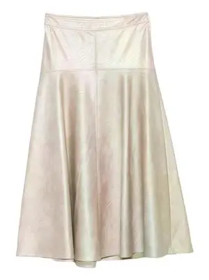 FORTE_FORTE Forte Forte Metallic Effect Panelled Midi Skirt