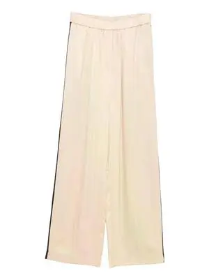 FORTE_FORTE Side Stripe Wide-leg Trousers - Neutrals