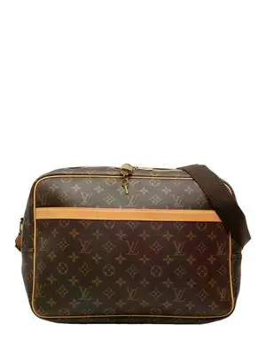 LOUIS VUITTON Monogram Reporter Gm Crossbody Bag - Brown