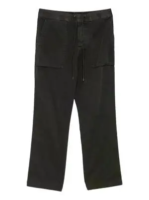 JAMES PERSE Slub Cotton Utility Pants - Grey