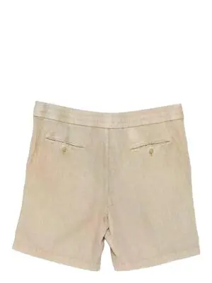 JAMES PERSE Lightweight Linen Shorts - Brown