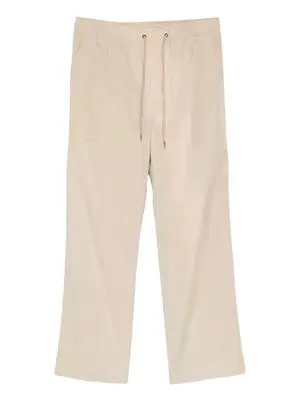 JAMES PERSE James Perse Fine-Cotton Twill Elasticated Waistband Trousers