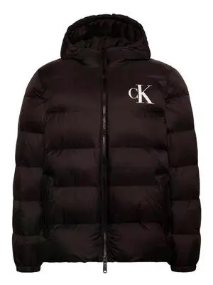 Calvin Klein Print Puffer Jacket - Black