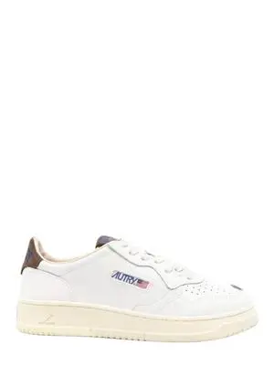 AUTRY Medalist Logo-patch Panelled Sneakers - White