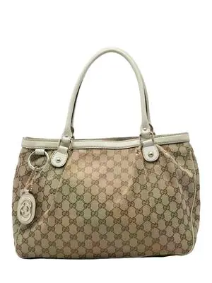 Gucci 2016-2026 Gg Canvas Sukey Tote Bag - Neutrals