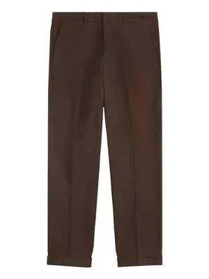 FAY Capri Front Pockets Trousers - Brown