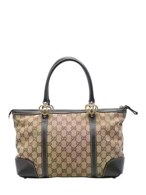 Gucci 2016-2026 Gg Canvas Lovely Tote Bag - Brown