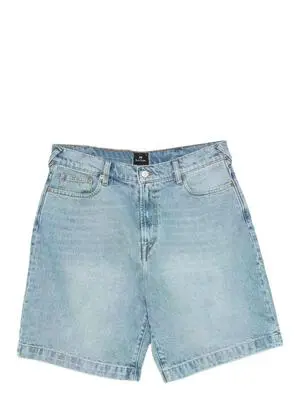 Paul Smith Relaxed Fit Denim Shorts - Blue