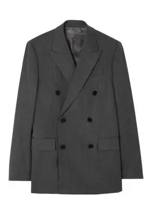 Burberry Double-breasted Blazer - Grey