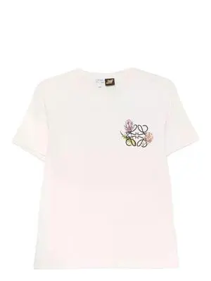 Loewe X Paula's Ibiza Embroidered T-shirt - Neutrals