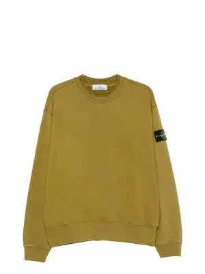 Stone Island Logo-patch Sweatshirt - Green