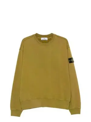 Stone Island Logo-patch Sweatshirt - Green