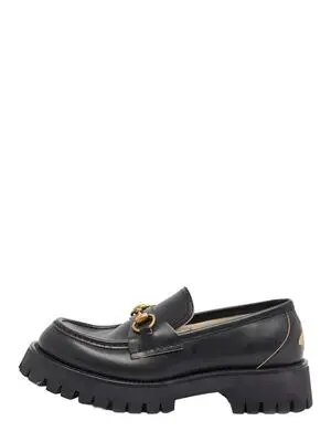Gucci Horsebit Lug-sole Loafers - Black
