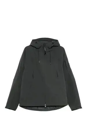 C.P. COMPANY Lens Detail Hooded Jacket - Grey