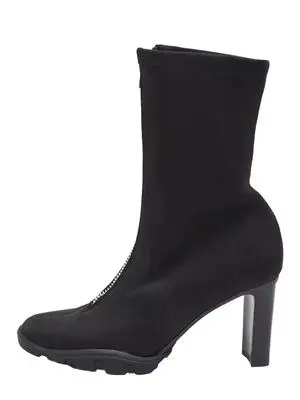 Alexander McQueen Scuba Front-zip Ankle Boots - Black