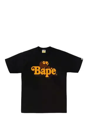 A BATHING APE Milo On T-shirt - Black