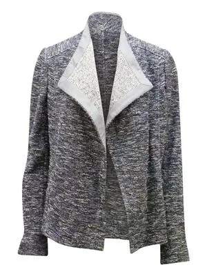VINCE Vince Open Drape Tweed Jacket