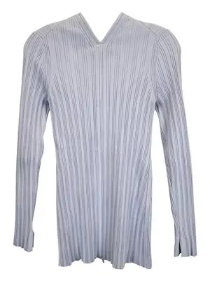 PROENZA SCHOULER WHITE LABEL Rib-knit Zip-up Sweater