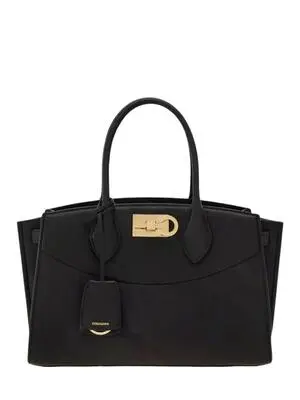 FERRAGAMO New Studio Soft Bag - Black