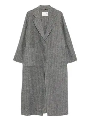 MANZONI 24 Long Sleeve Coat - Grey
