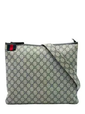GUCCI Gucci GG Supreme Web Crossbody Bag