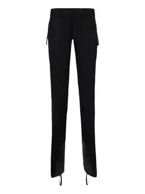 Dsquared2 Snow-tech Panelled Virgin Wool Trousers - Black