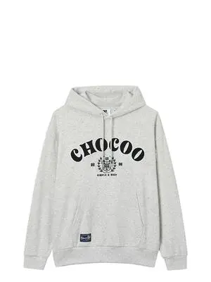 CHOCOOLATE Embroidered Logo Hoodie - Grey