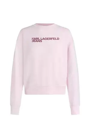 Karl Lagerfeld Logo Print Sweatshirt - Pink