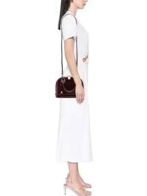 LOUIS VUITTON 2010 Monogram Vernis Alma Bb Satchel Red