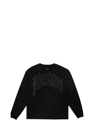 PLEASURES Twitch Long-sleeved Sweatshirt - Black