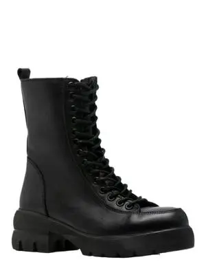 SERGIO MORETTI FIRENZE Lace-up Ankle Boots - Black