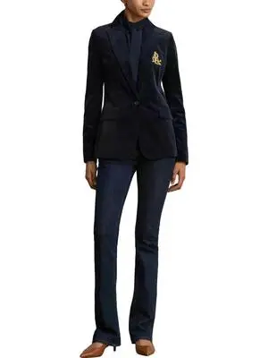 Ralph Lauren Bullion-patch Corduroy Blazer - Blue