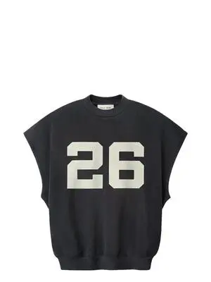 Fear Of God Relaxed Fleece Cutoff Sweatshirt - Grey
