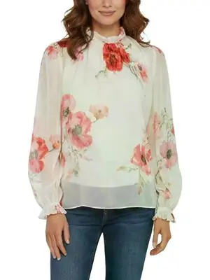 ZIMMERMANN Lightburst Floral-print Blouse