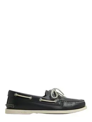FORTELA X Sperry A/o 2 Eye Leather Boat Shoes - Blue