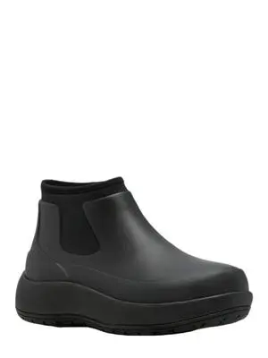 Rains Slip-on Ankle Boots With Chunky Sole - Black