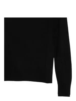 Seventy High-neck Wool Sweater - Black